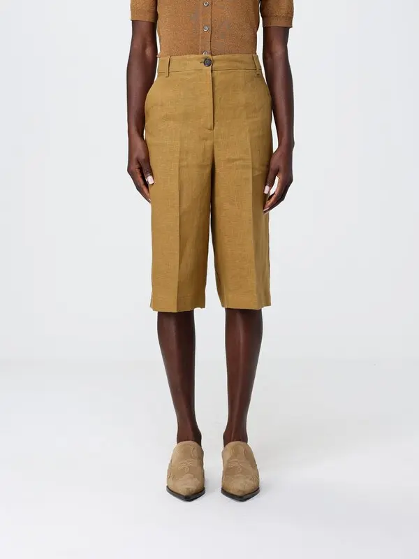 Pinko Tailored Cropped Trousers - Brown