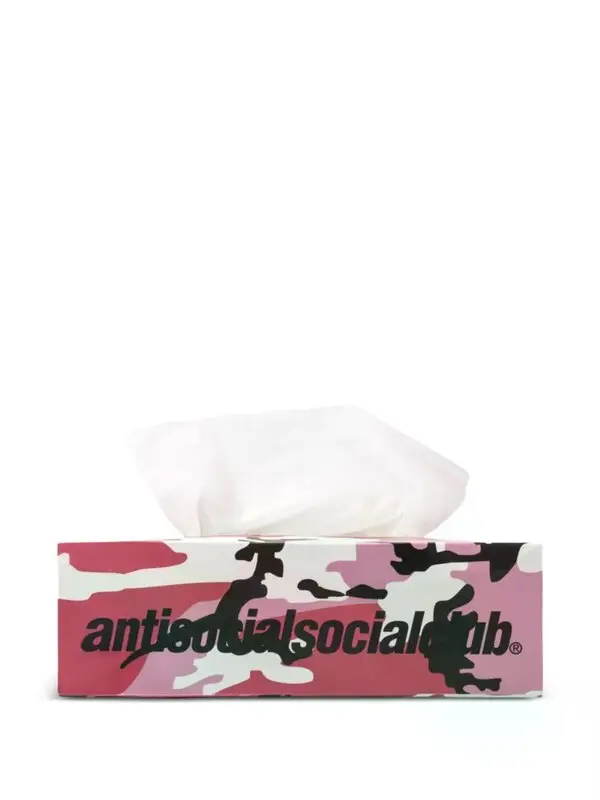 ANTI SOCIAL SOCIAL CLUB Carsick Camouflage Tissue Box - Pink