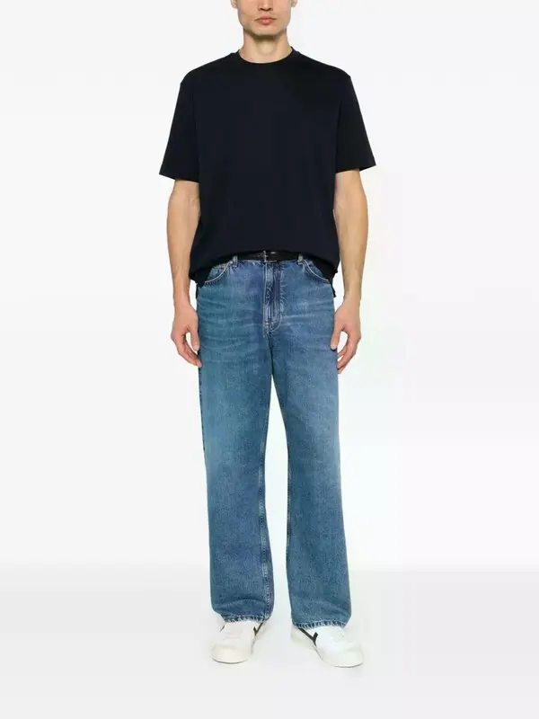 MAZZARELLI Round-neck T-shirt - Blue
