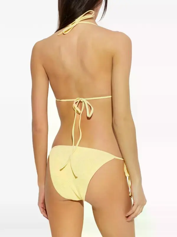 Hunza G Gina Beaded Bikini - Yellow
