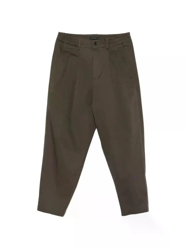 LOW BRAND Pleated Trousers - Green