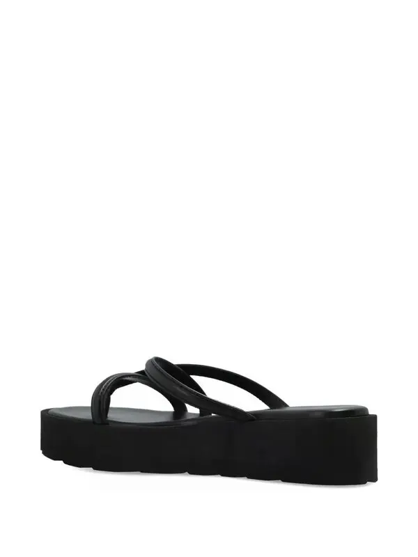 GIANVITO ROSSI Platform Sandals - Black