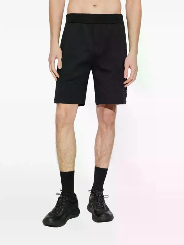 Moose Knuckles Logo-detail Cargo Shorts - Black