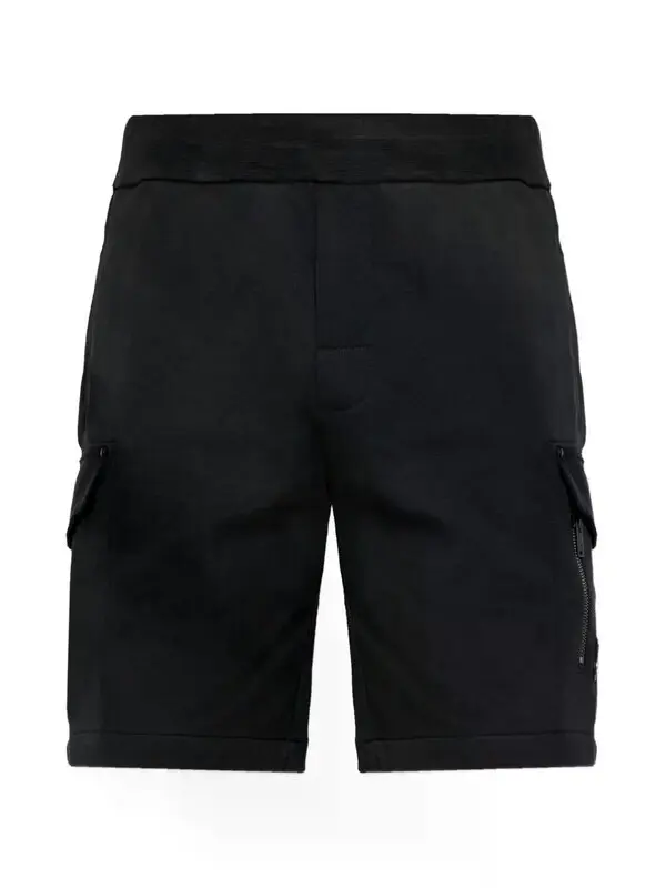Moose Knuckles Logo-detail Cargo Shorts - Black