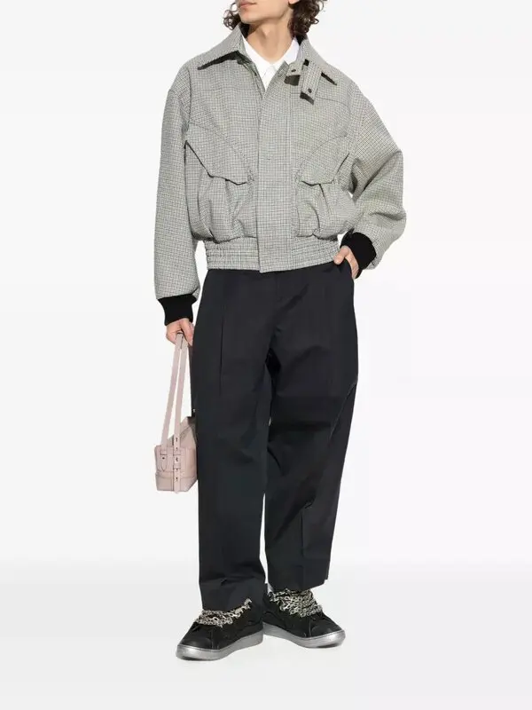 JIL SANDER Pleated Trousers - Black