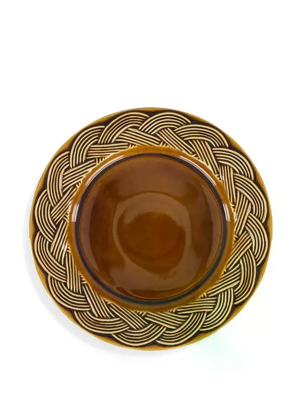 HOUSE OF CAPRICORN Ceramic Dessert Plate - Brown