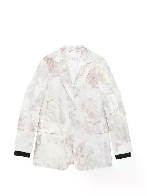 Max Mara Floral Print Blazer
