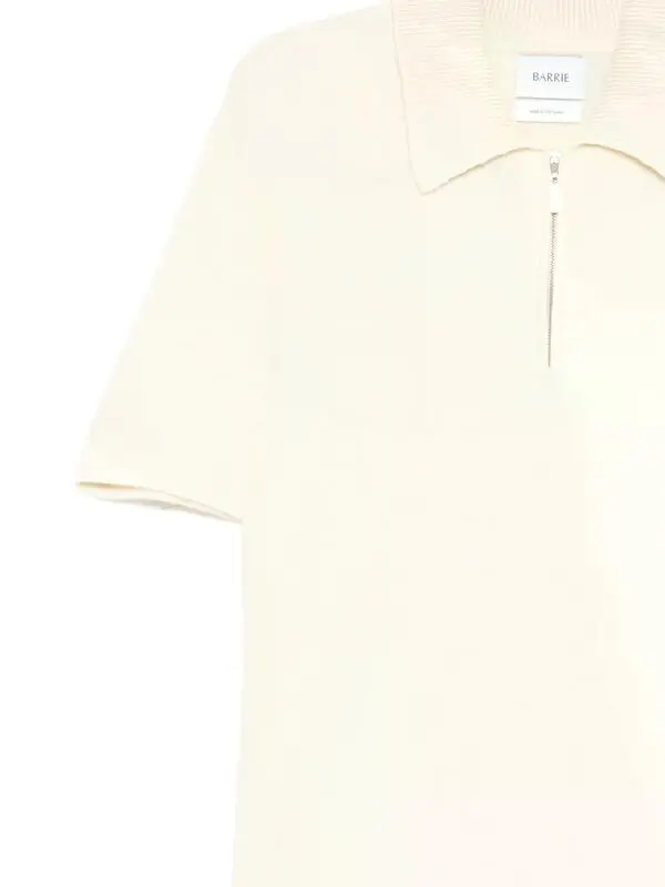 BARRIE B-label Cashmere Polo Shirt - Neutrals