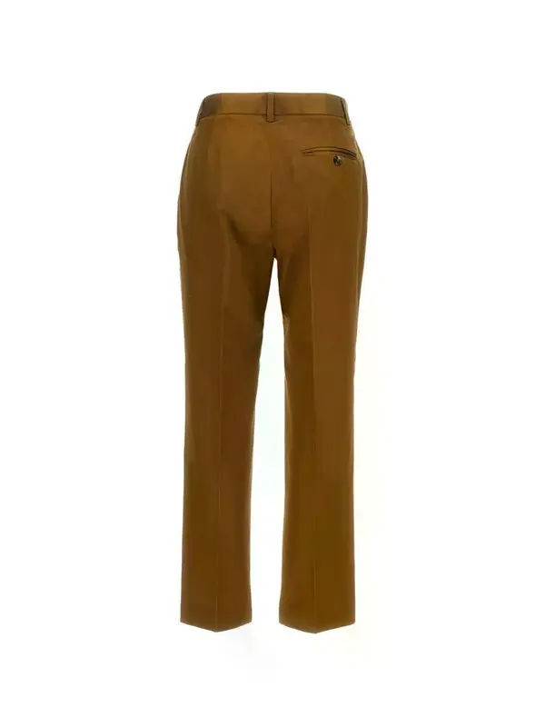 Alberto Biani Straight Trousers - Brown