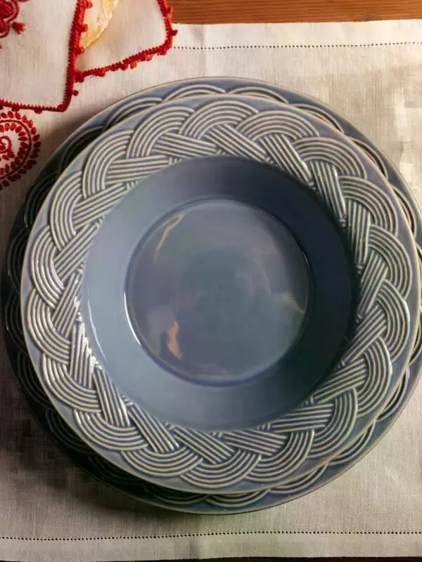 HOUSE OF CAPRICORN Vime Ceramic Soup Plate
