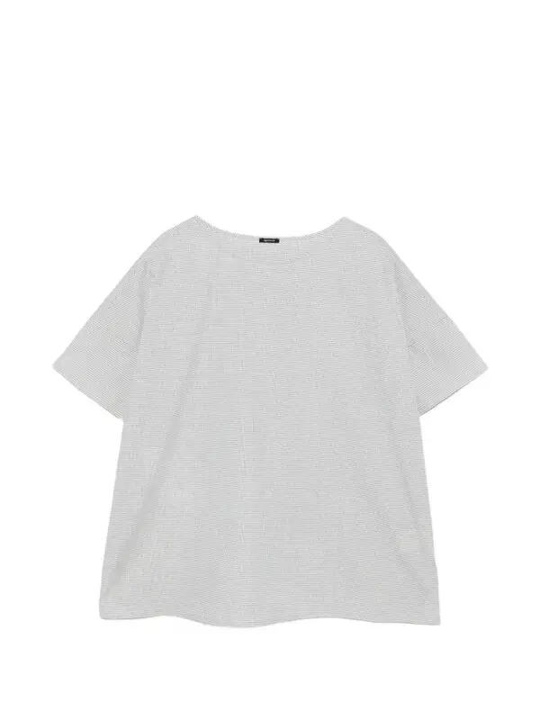 Apuntob Checked Top - Neutrals