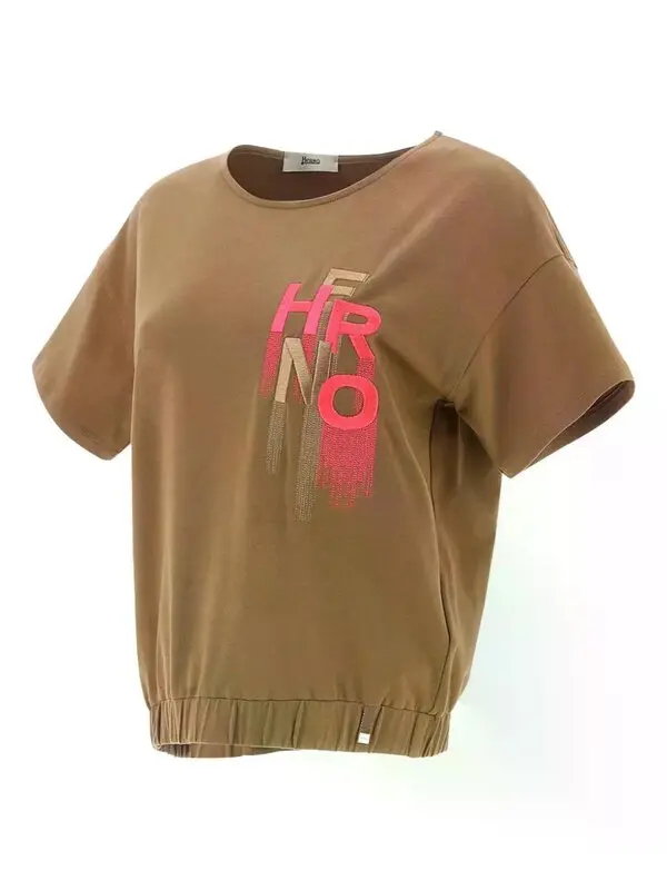 Herno Logo Crew-neck Top
