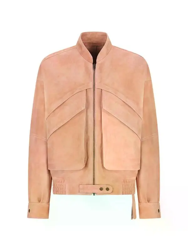 SALVATORE SANTORO Short-sleeve Leather Jacket