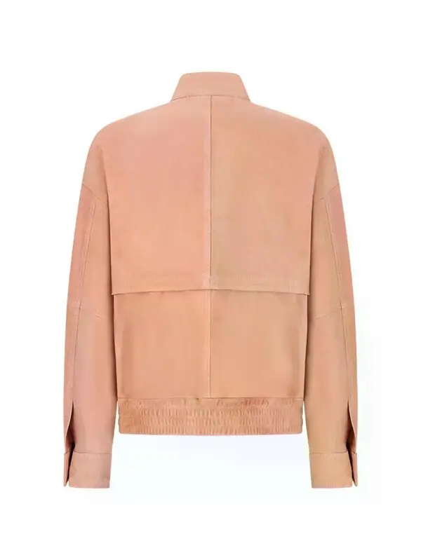 SALVATORE SANTORO Short-sleeve Leather Jacket