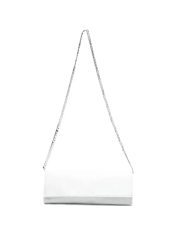 CASTAGNA Chain-strap Clutch Bag - White