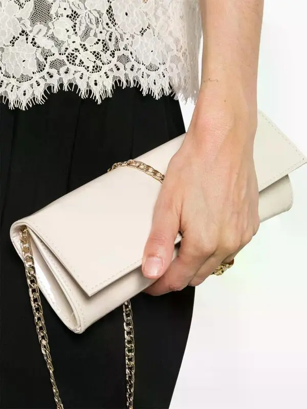 CASTAGNA Chain-strap Clutch - Neutrals