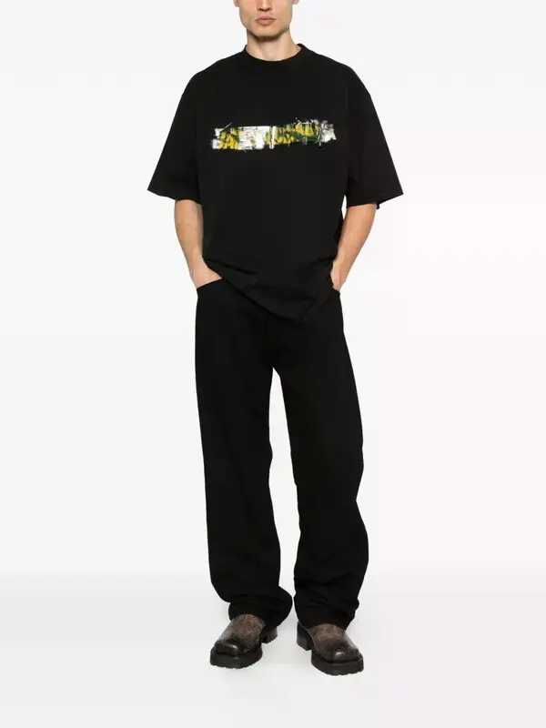 Balenciaga Distressed Graphic T-shirt