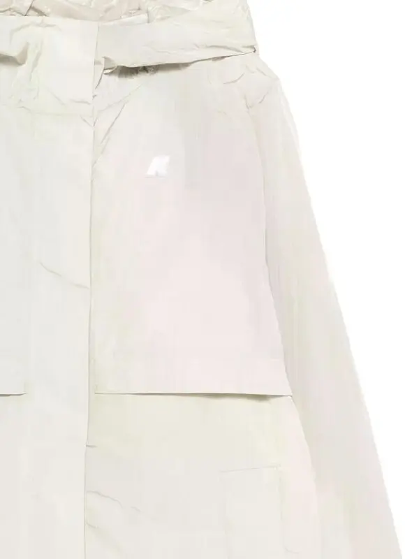 K-WAY Hooded Jacket - Neutrals