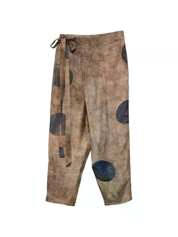 UMA WANG Paetyn Polka-dot Trousers