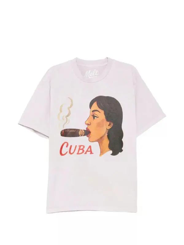 MELT Graphic-print T-shirt - Pink