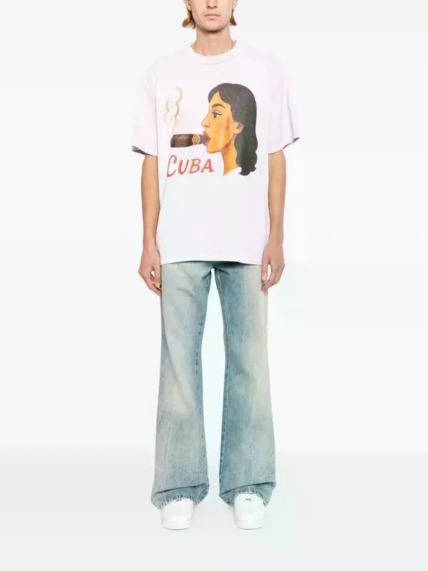 MELT Graphic-print T-shirt - Pink