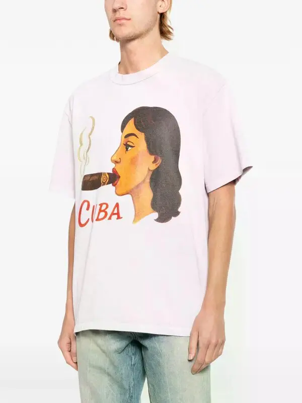 MELT Graphic-print T-shirt - Pink