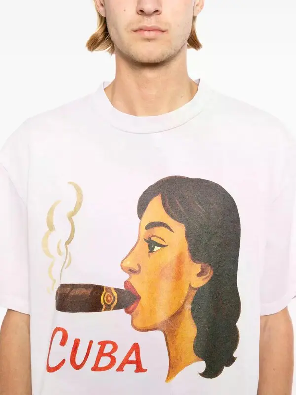 MELT Graphic-print T-shirt - Pink
