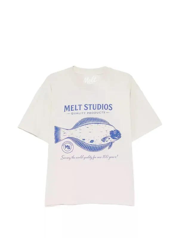 MELT Fish-print T-shirt