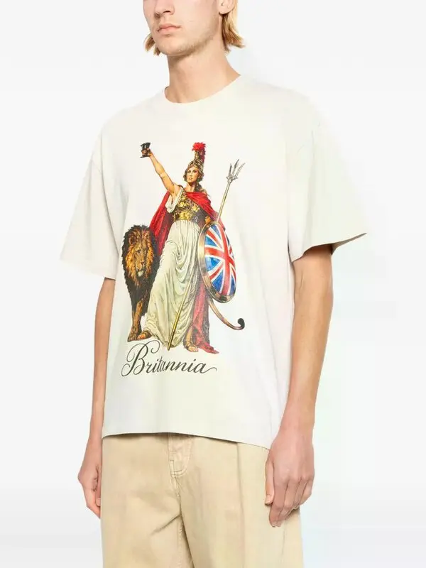 MELT Graphic-print T-shirt - Neutrals