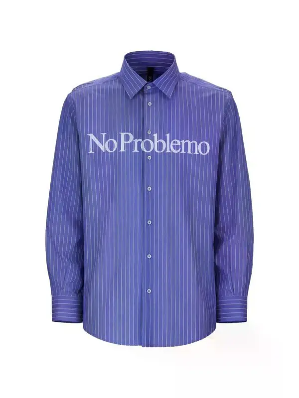 NO PROBLEMO Striped Shirt - Purple