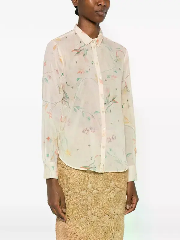 FORTE_FORTE Floral Print Shirt
