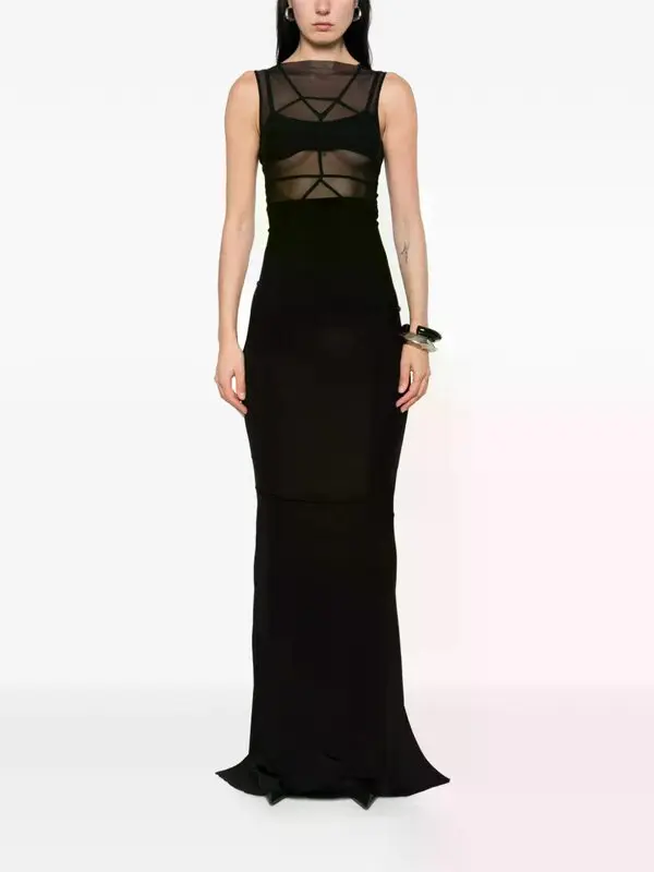 Rick Owens Dirt Coda Maxi Skirt - Black