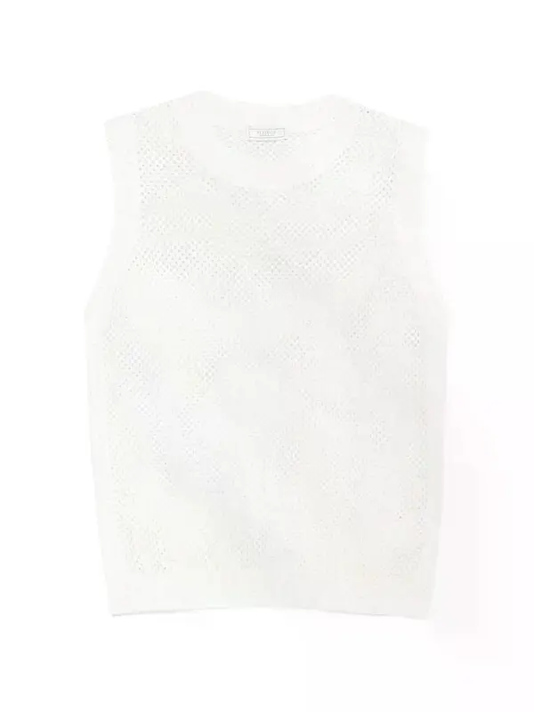 Peserico Knitted Vest - White