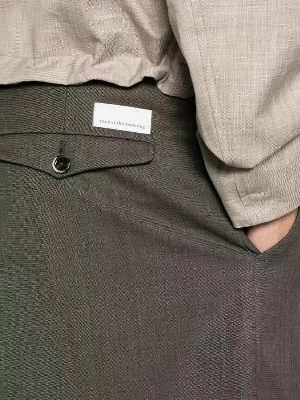 NINE:INTHE:MORNING Odell Pleated Shorts