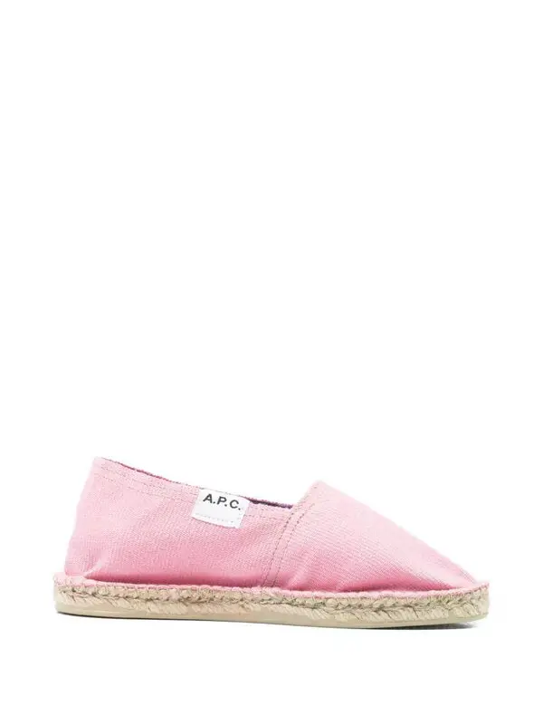 A.p.c. Logo Espadrilles - Pink