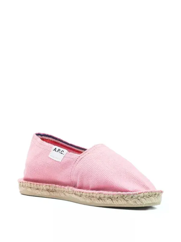 A.p.c. Logo Espadrilles - Pink