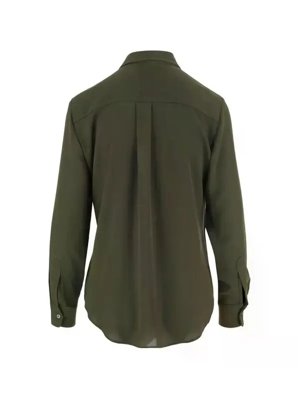 F.IT Flap-pocket Button Shirt - Green