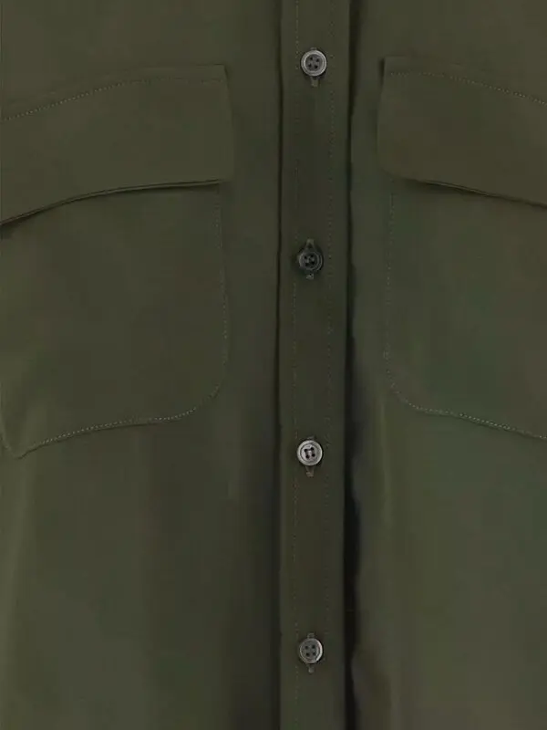 F.IT Flap-pocket Button Shirt - Green