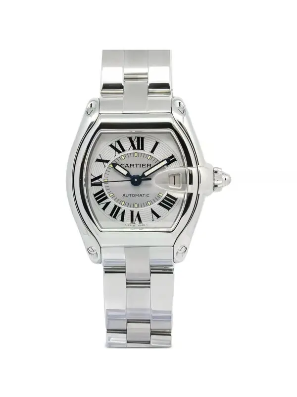 CARTIER 37mm Roadster Watch - Silver