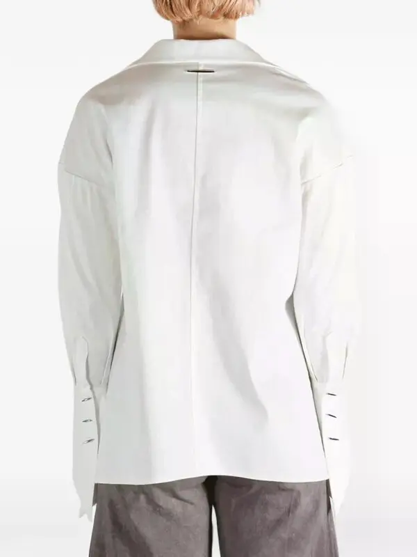GRACE LING Oversized-fit Wrap Shirt