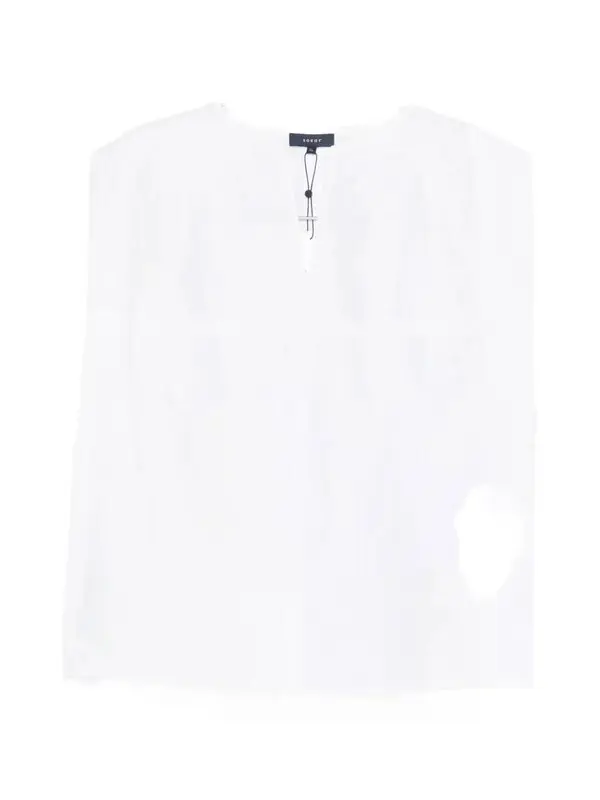 Soeur Isalys V-neck Top - White
