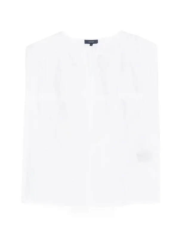 Soeur Isalys V-neck Top - White
