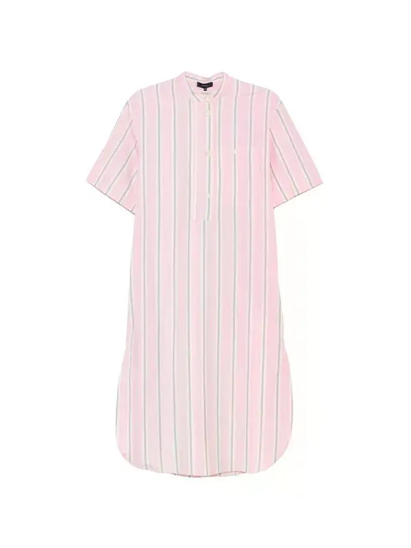 Soeur Striped Shirt Dress - Pink