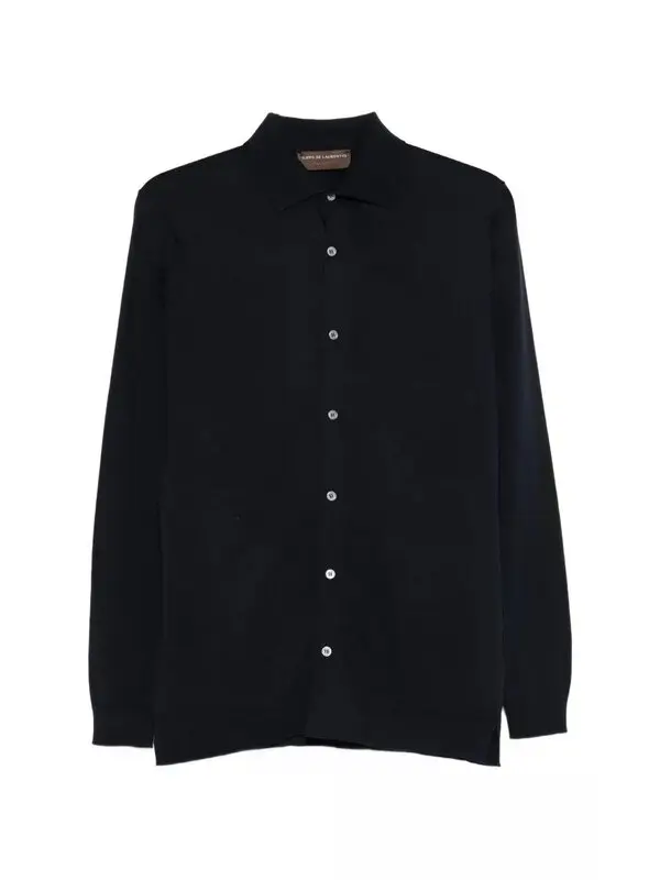 FILIPPO DE LAURENTIIS Long-sleeve Buttoned Shirt - Blue