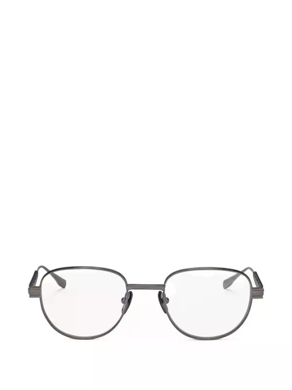 Balmain Round Frame Glasses - Silver