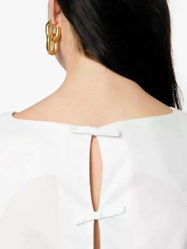 Herno Round-neck Blouse - Neutrals