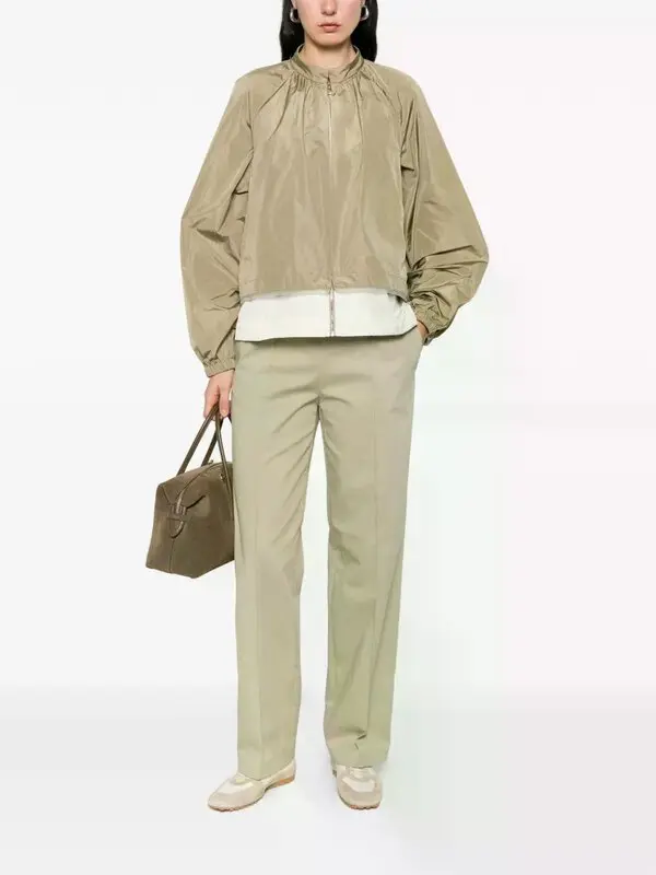 Fabiana Filippi Layered Raglan-sleeve Jacket