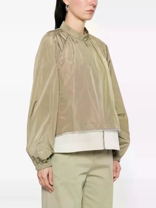 Fabiana Filippi Layered Raglan-sleeve Jacket