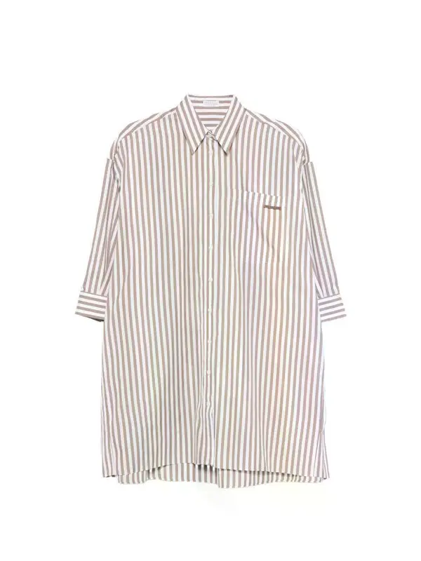 Brunello Cucinelli Striped Pocket Shirt