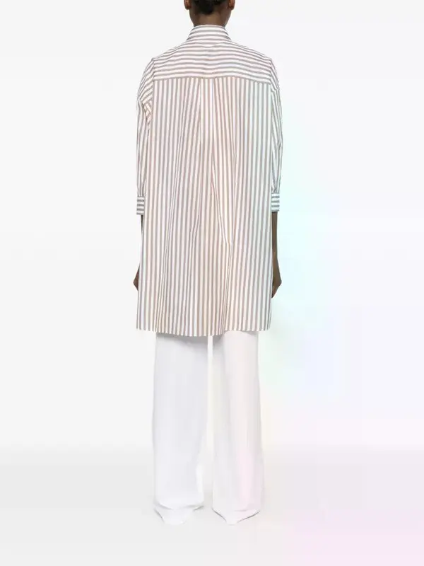 Brunello Cucinelli Striped Pocket Shirt